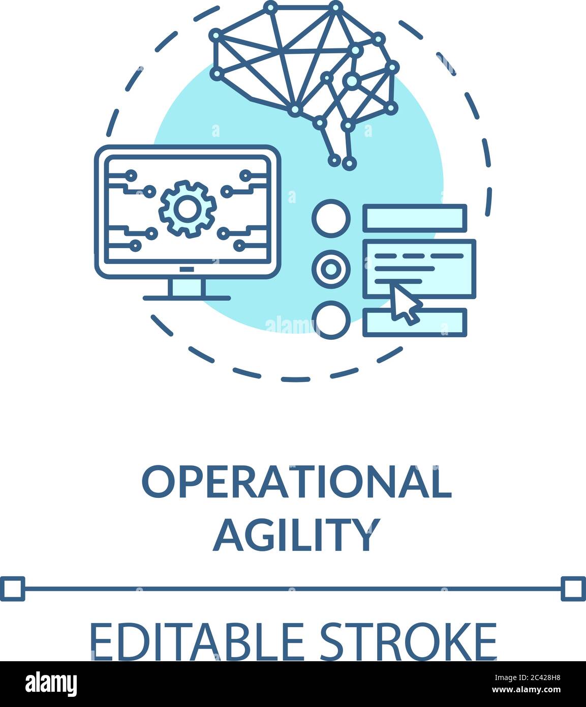 Operational agility turquoise concept icon Stock Vector Image & Art - Alamy Operational agility turquoise concept icon Stock Vector Image & Art - Alamy