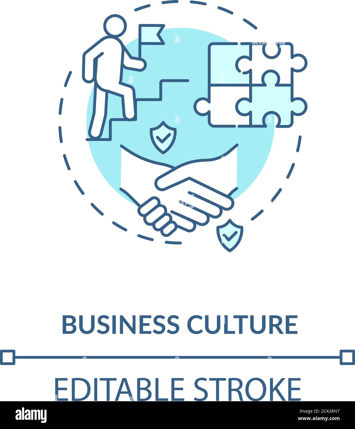 Business culture turquoise concept icon Stock Vector Image & Art - Alamy