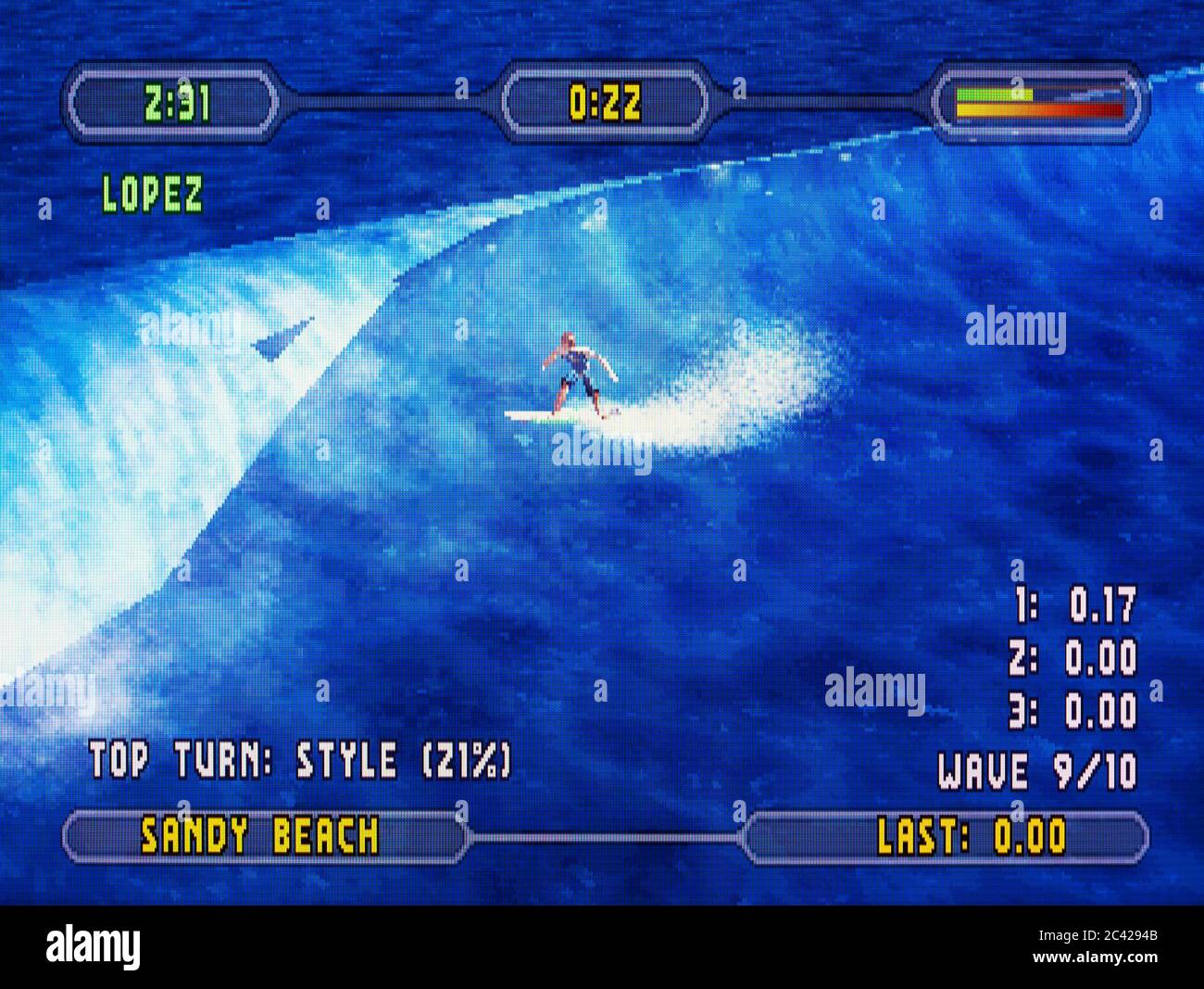 Championship Surfer - Sony Playstation 1 PS1 PSX - Editorial use only ...