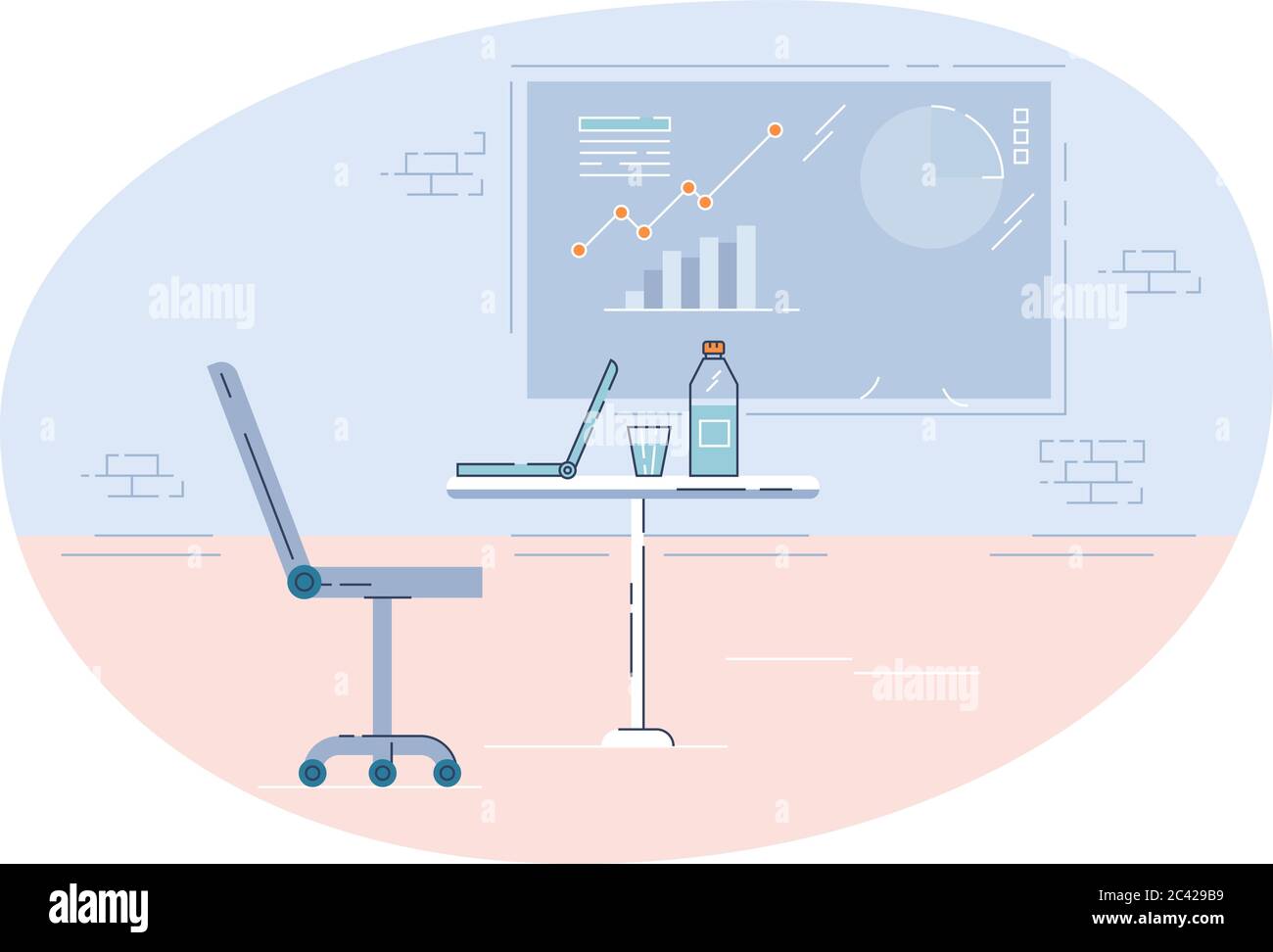 Trading workplace Cut Out Stock Images & Pictures - Alamy