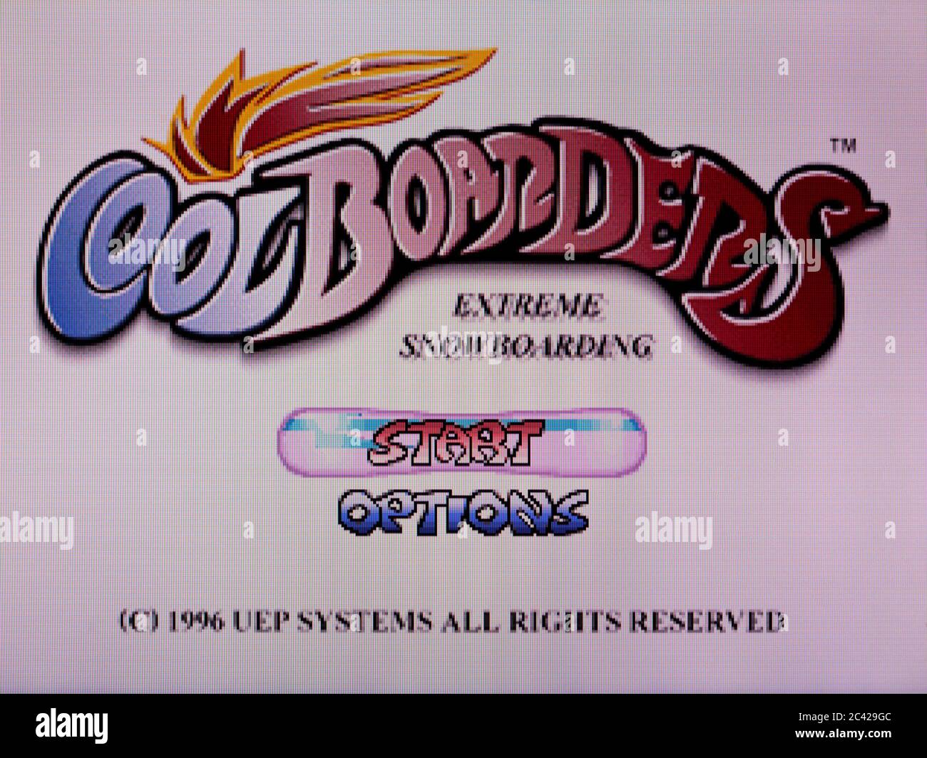 Cool Boarders - Sony Playstation 1 PS1 PSX - Editorial use only Stock ...