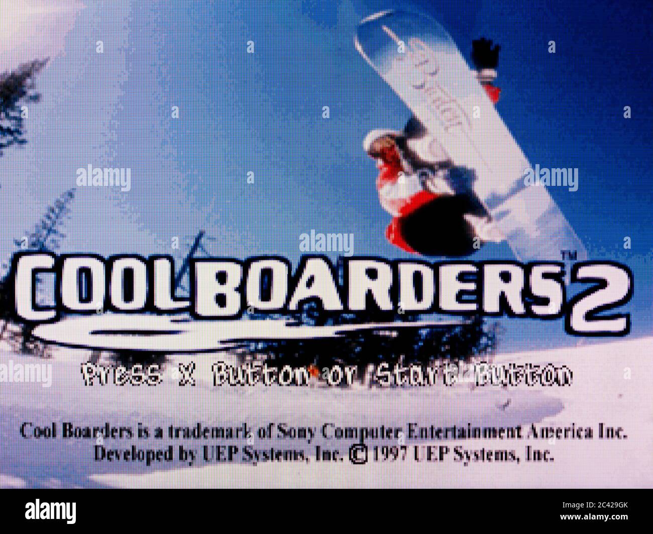 Cool Boarders 2 - Sony Playstation 1 PS1 PSX - Editorial use only Stock ...