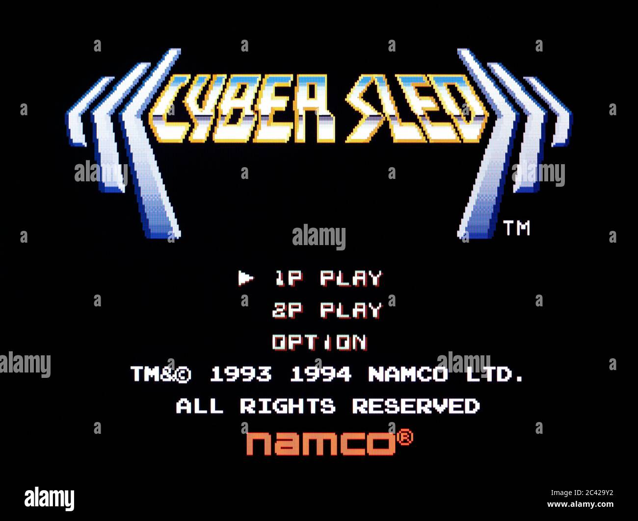 Cyber Sled - Sony Playstation 1 PS1 PSX - Editorial use only Stock ...