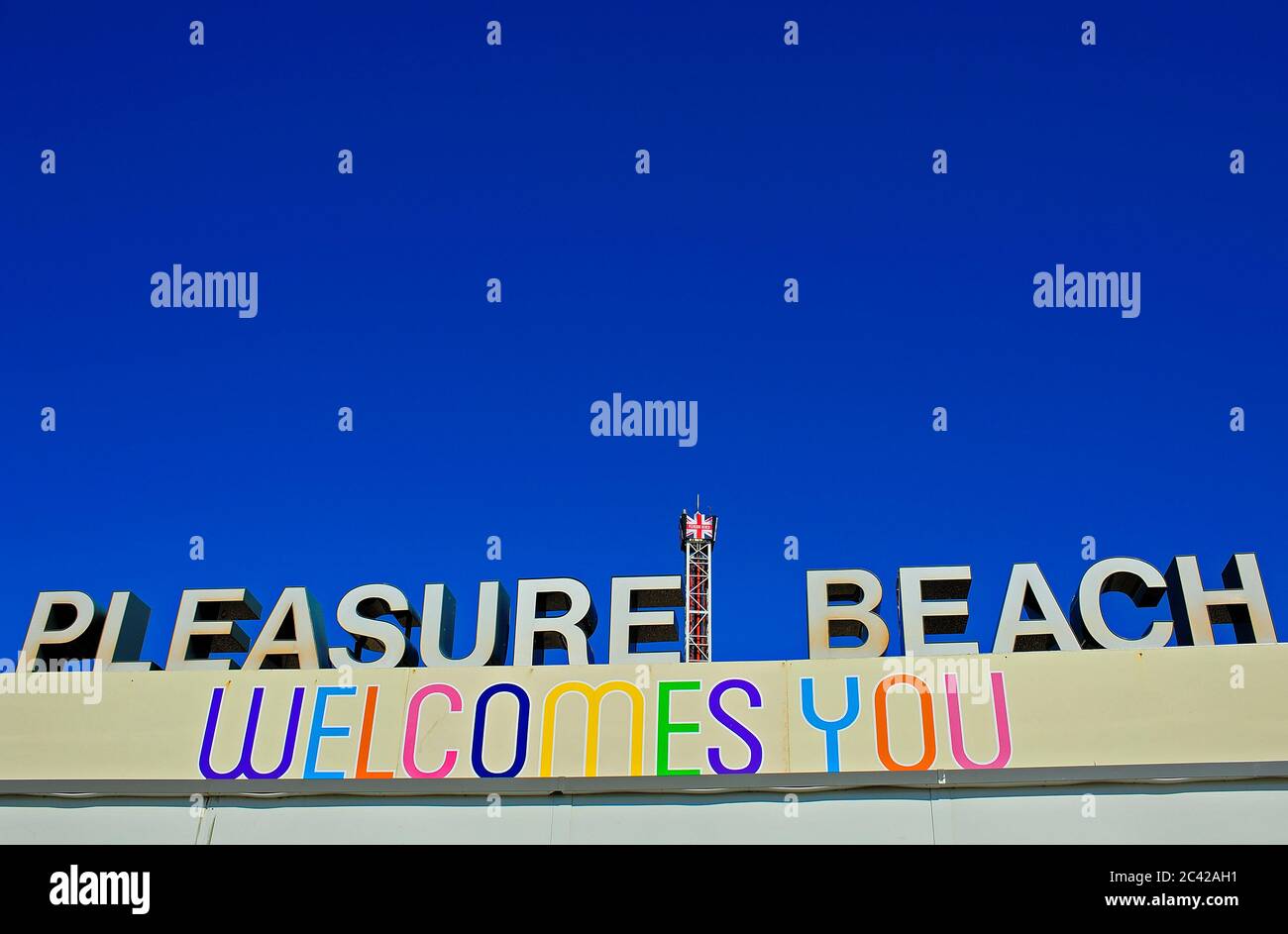 Welcome to blackpool sign hi-res stock photography and images - Alamy