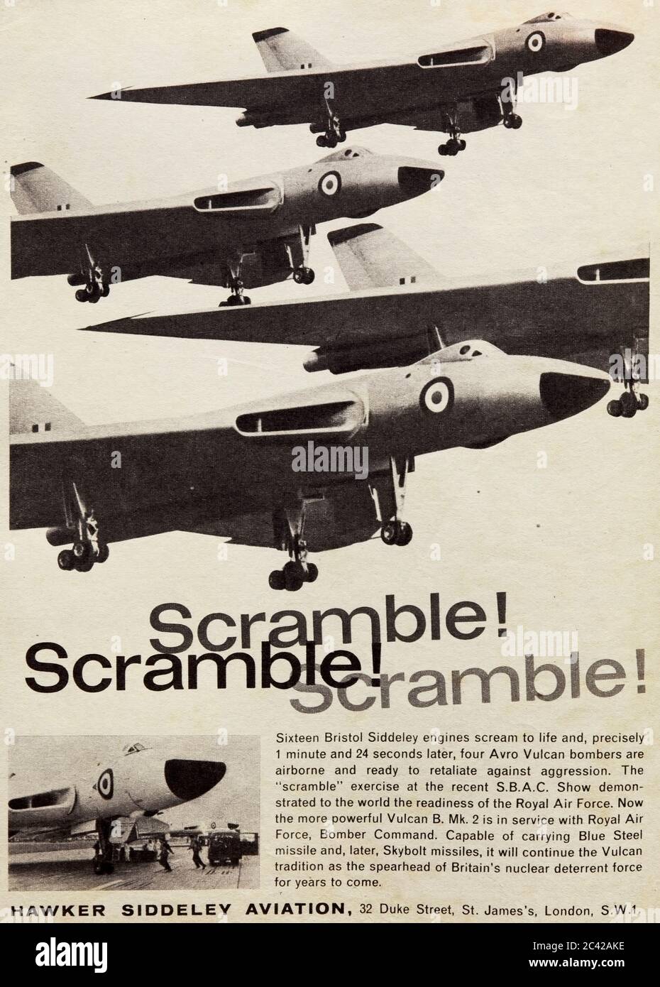 Vulcan scramble hi-res stock photography and images - Alamy