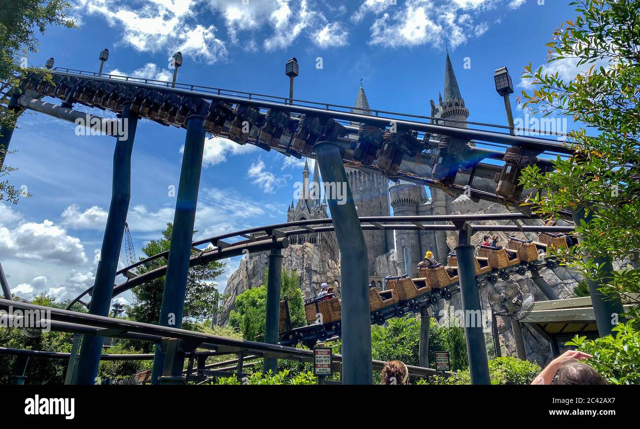 Flight of the hippogriff ride hi-res stock photography and images - Alamy