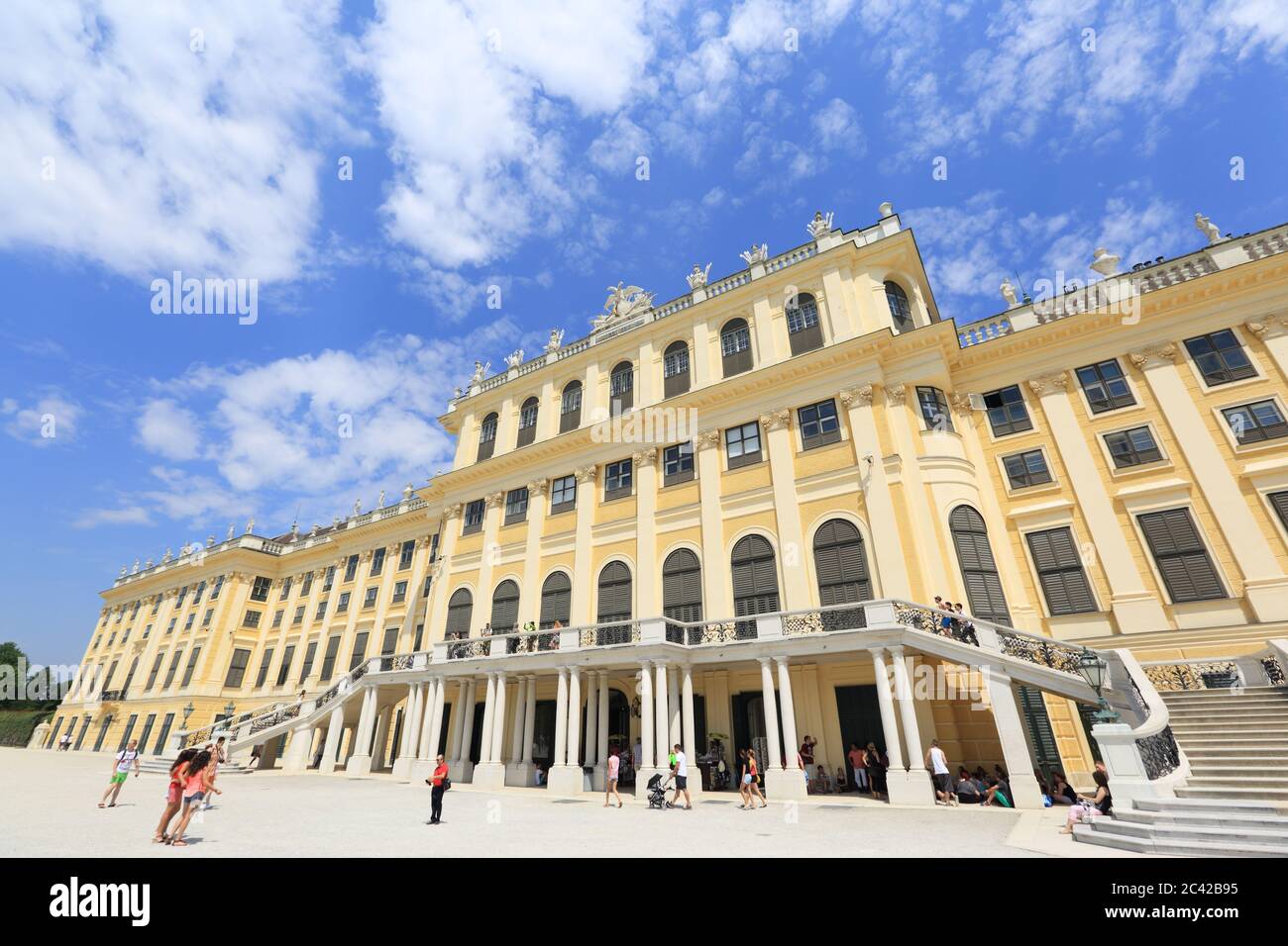 Vienna, Austria - July 17, 2014: Schönbrunn Palace. The 1,441-room ...