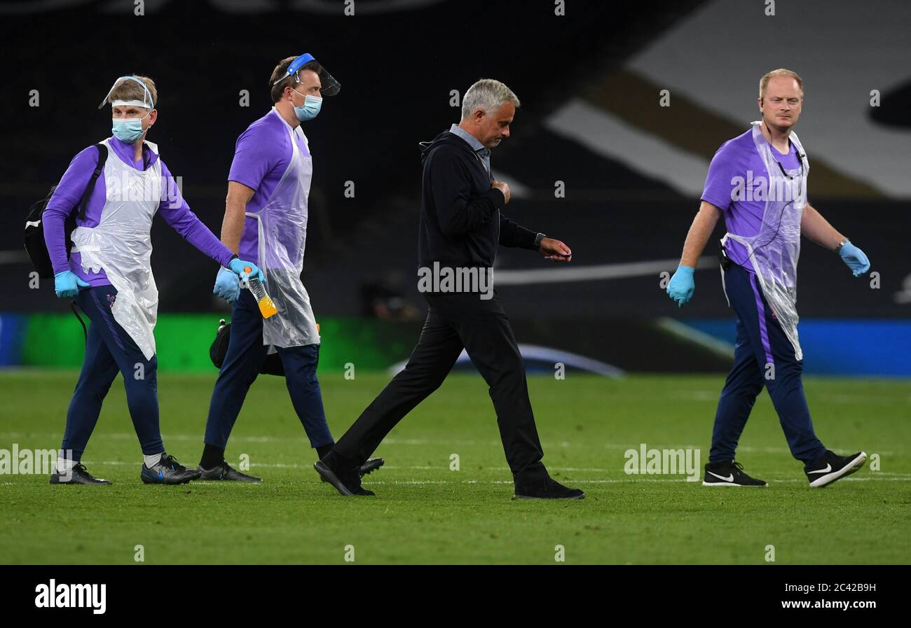 Tottenham Hotspur manager Jose Mourinho after the Premier League match ...