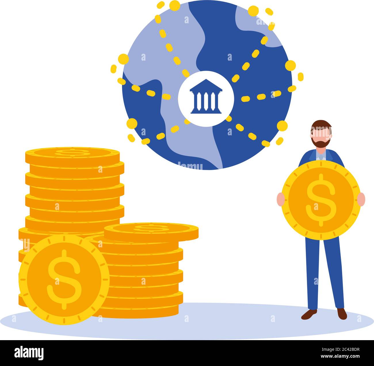 Bank sphere Stock Vector Images - Alamy