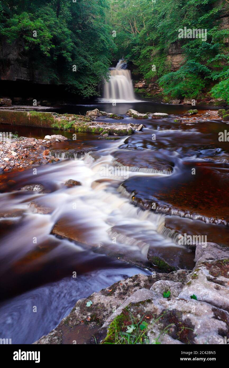 West Burton Falls also known as Cauldron Falls, which is in the ...