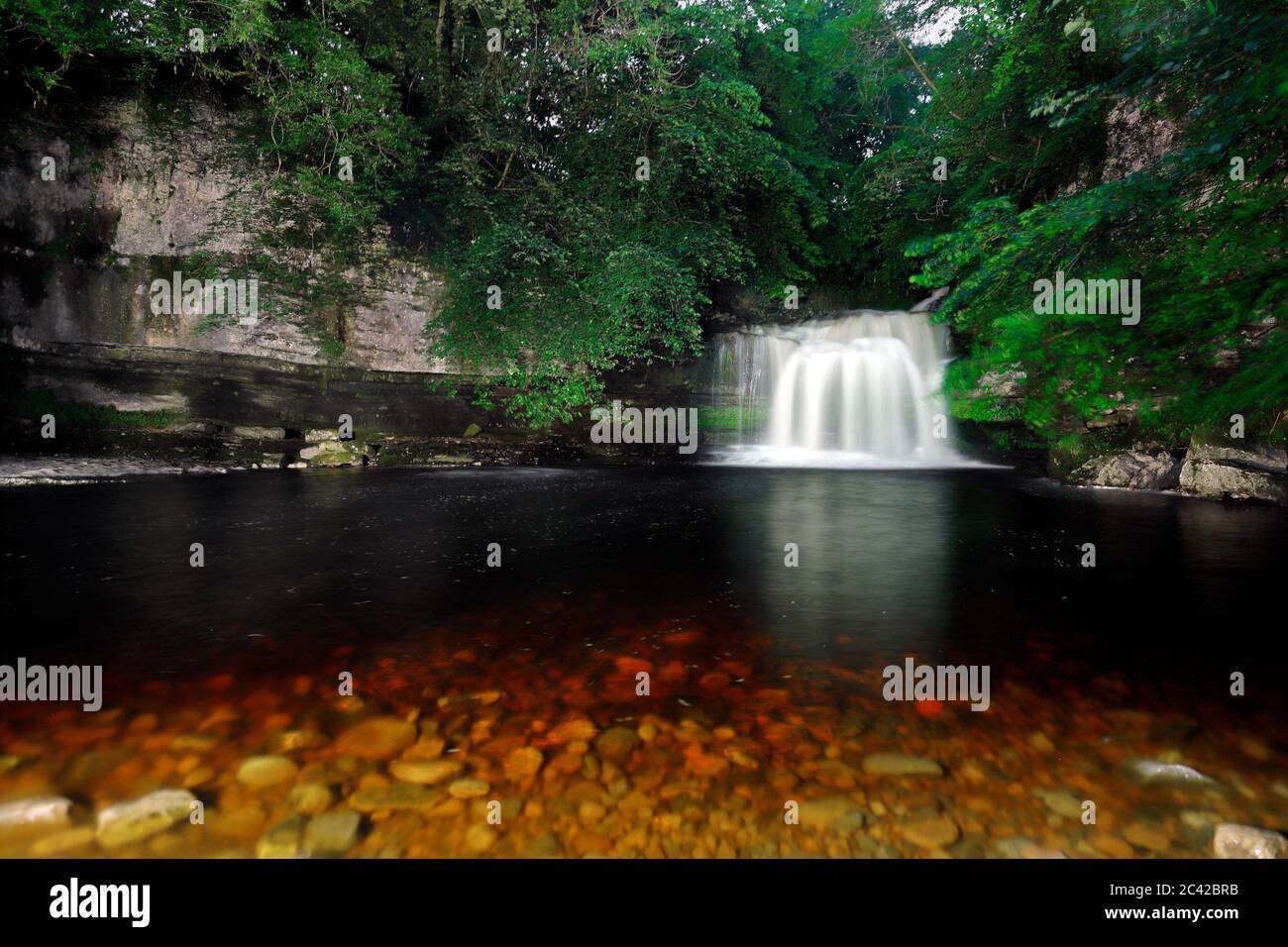 West Burton Falls also known as Cauldron Falls, which is in the ...