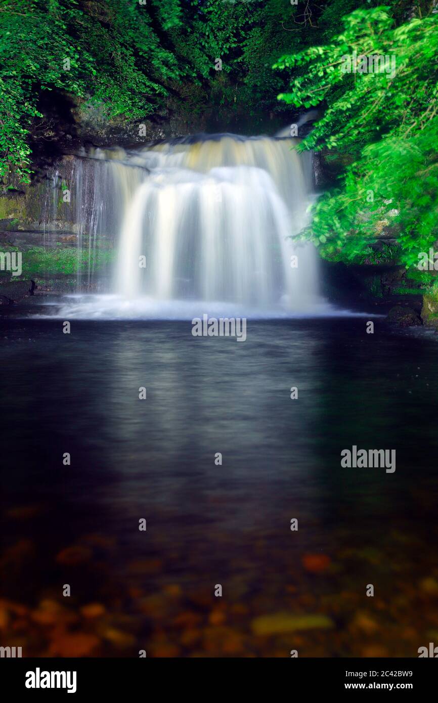 West Burton Falls also known as Cauldron Falls, which is in the ...