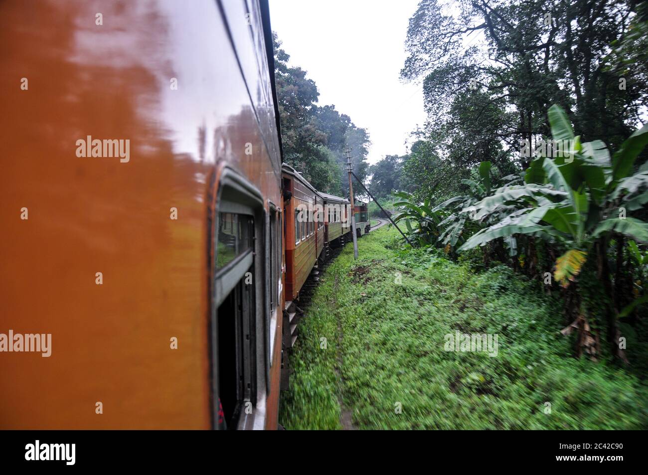 Traveling from Columbo to Kandy Stock Photo - Alamy
