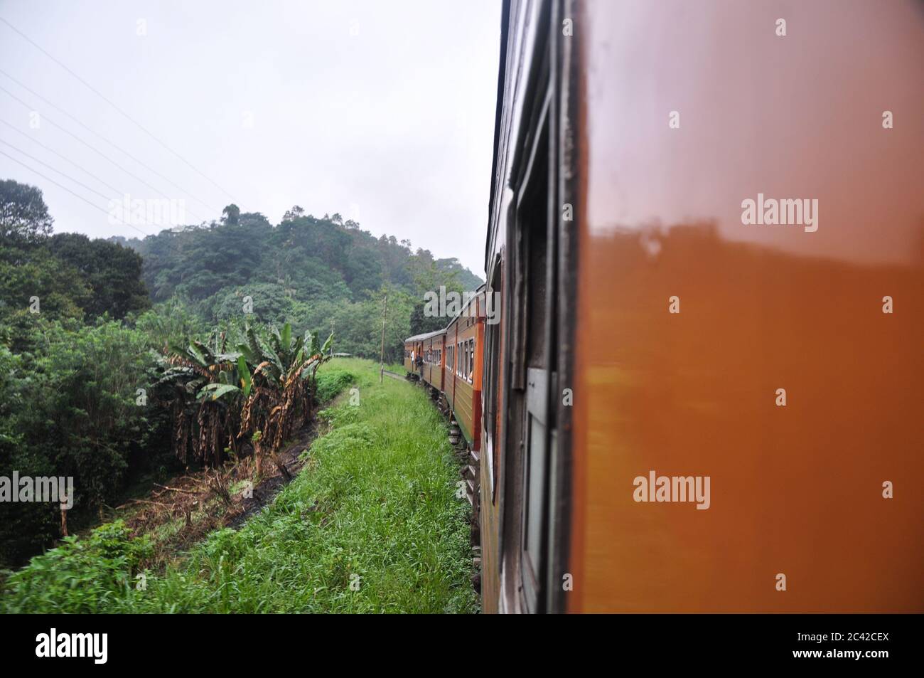 Traveling from Columbo to Kandy Stock Photo - Alamy