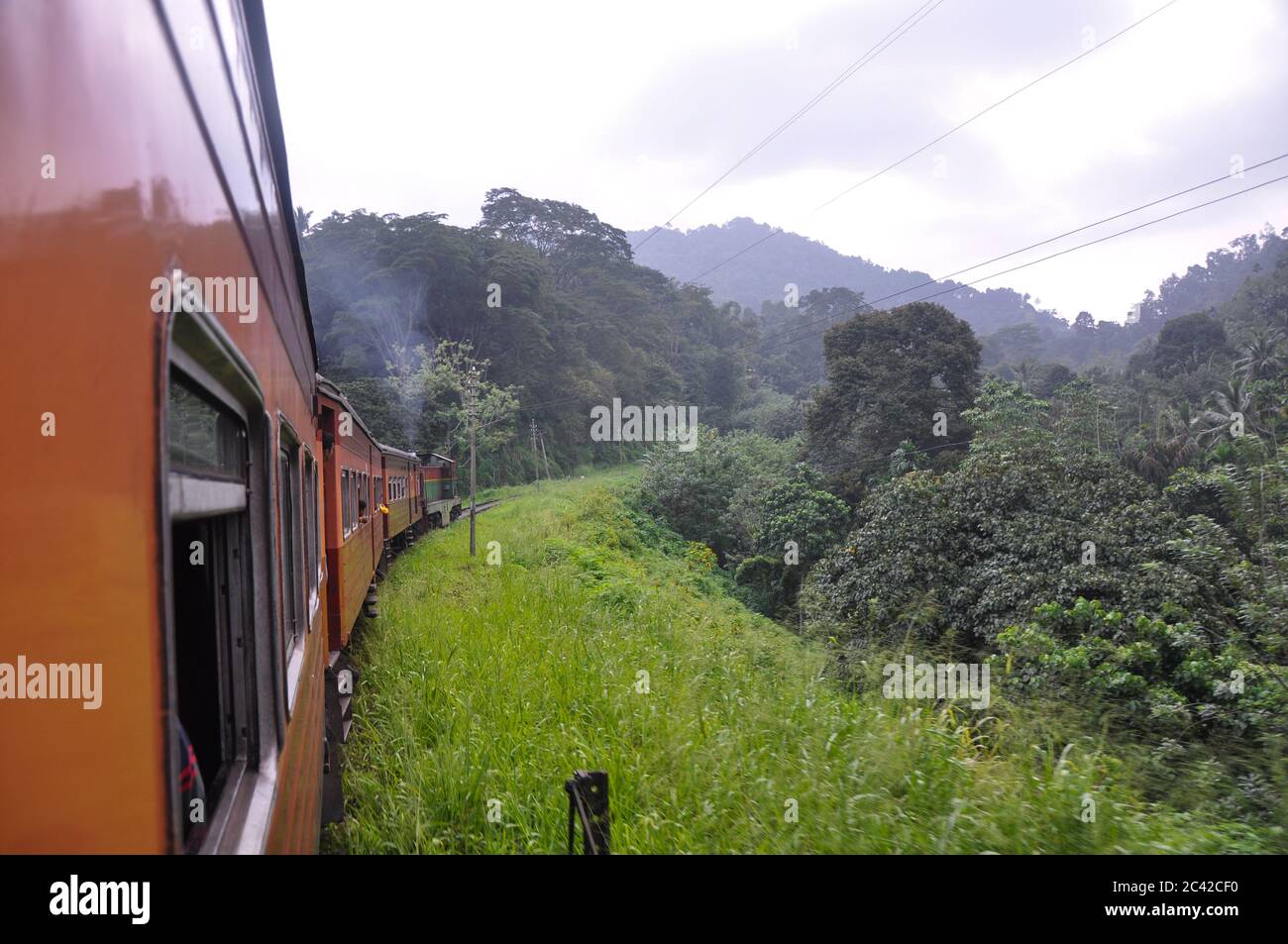 Traveling from Columbo to Kandy Stock Photo - Alamy