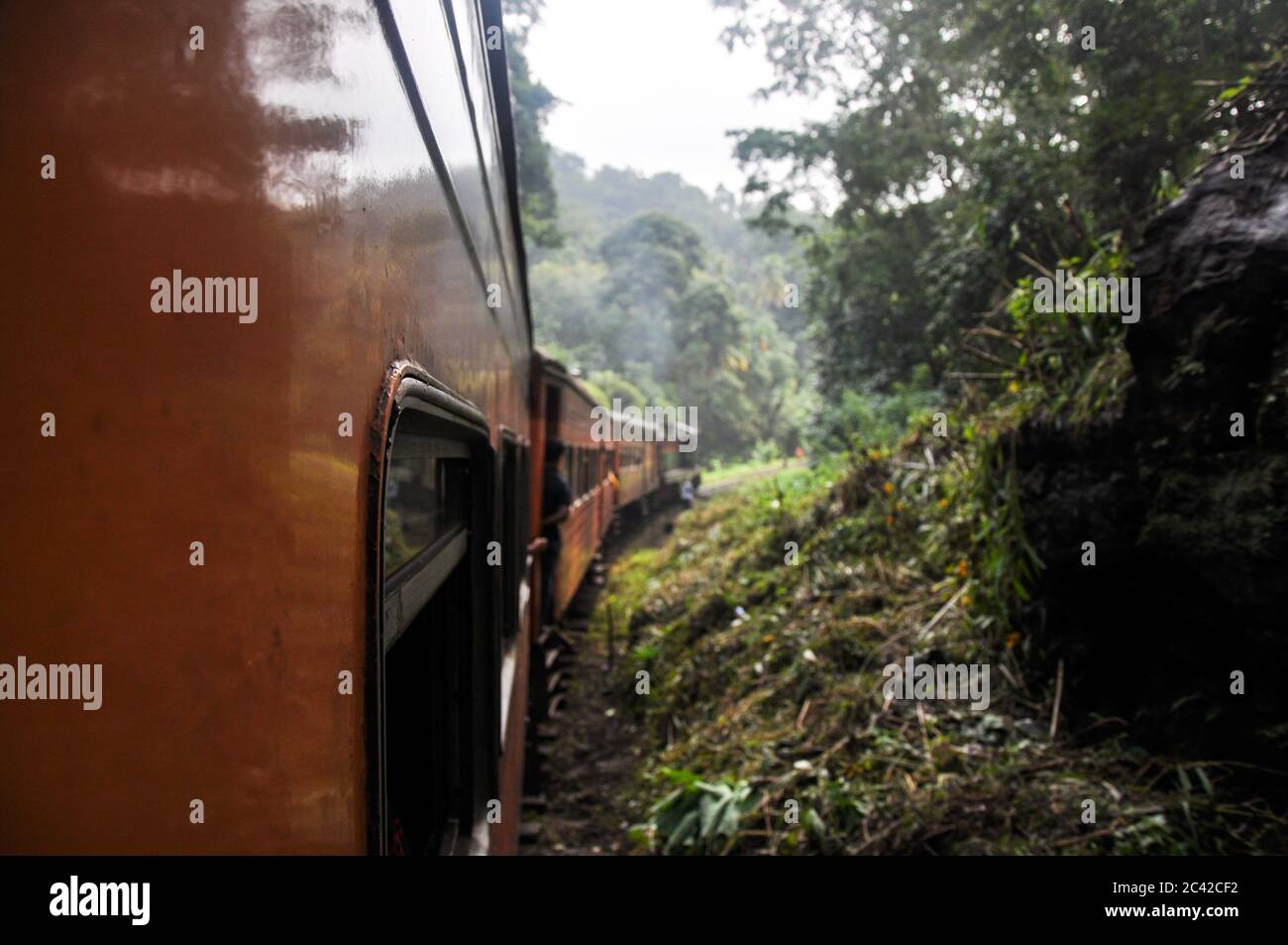 Traveling from Columbo to Kandy Stock Photo - Alamy