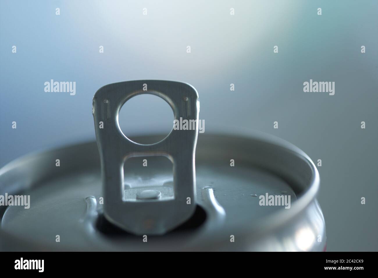 Cut open beverage can Stock Photo - Alamy