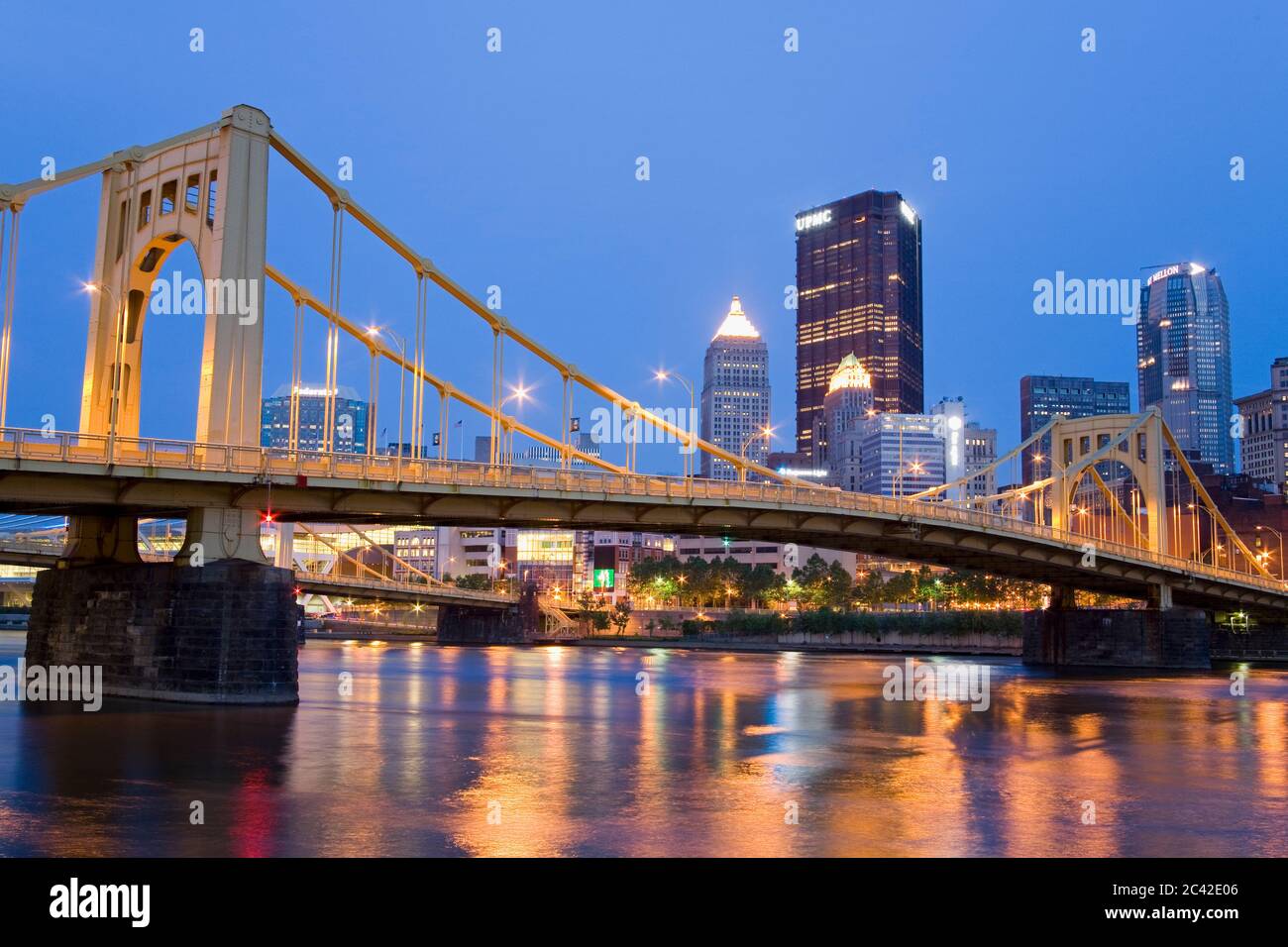 Andy Warhol Bridge (7th Street Bridge) over the Allegheny River ...