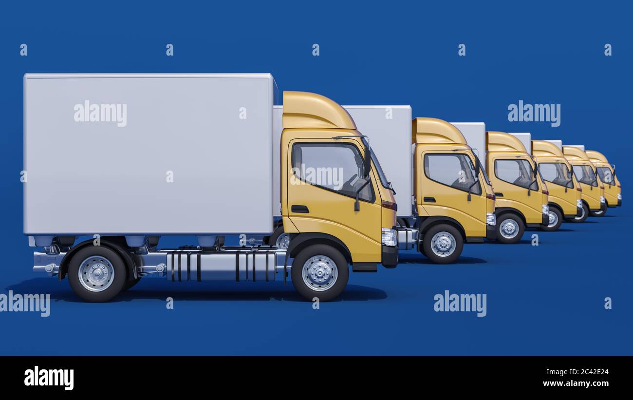 Container side trucks hi-res stock photography and images - Alamy