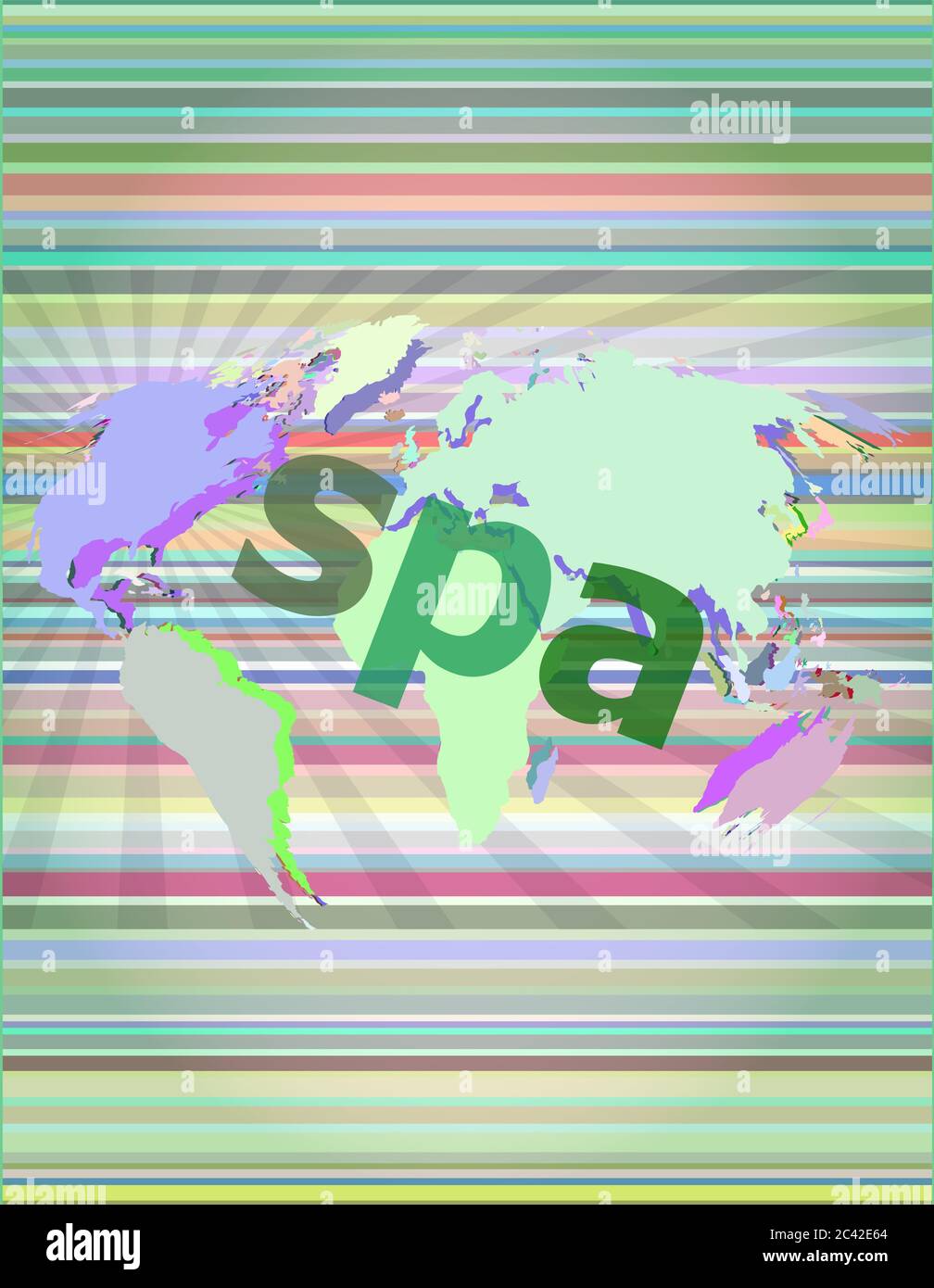 words spa on digital touch screen background Stock Photo - Alamy