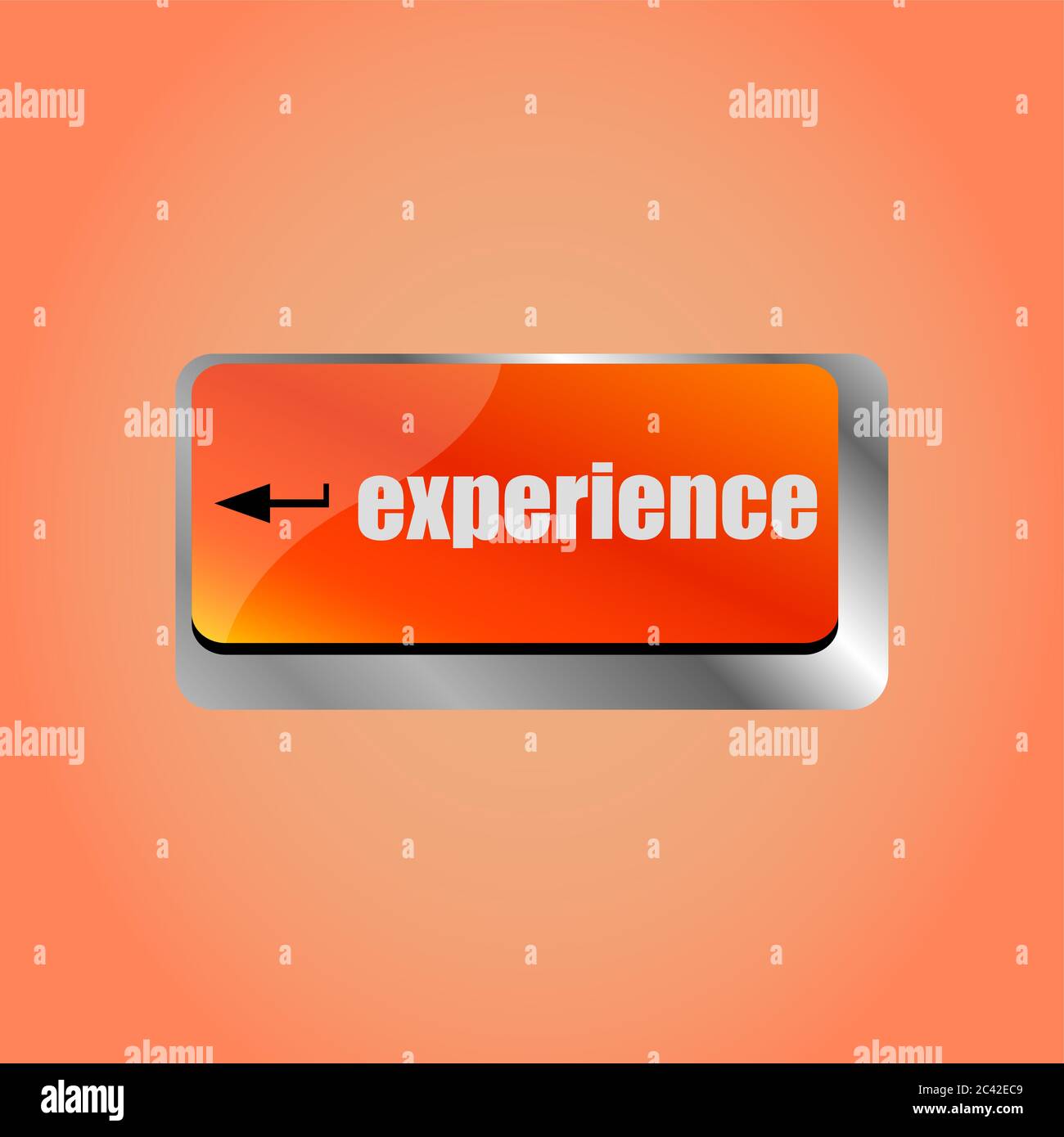 experience word on computer keyboard enter key Stock Photo - Alamy