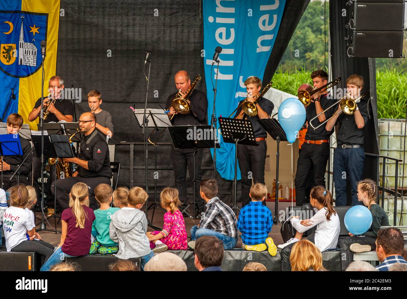 Band On Outdoor Stage