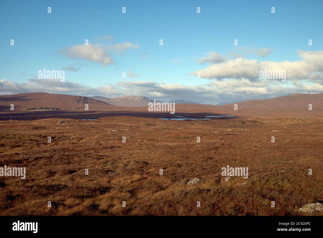 Mountain landscape in the Glencoe area in Scotland. Autumn view ...