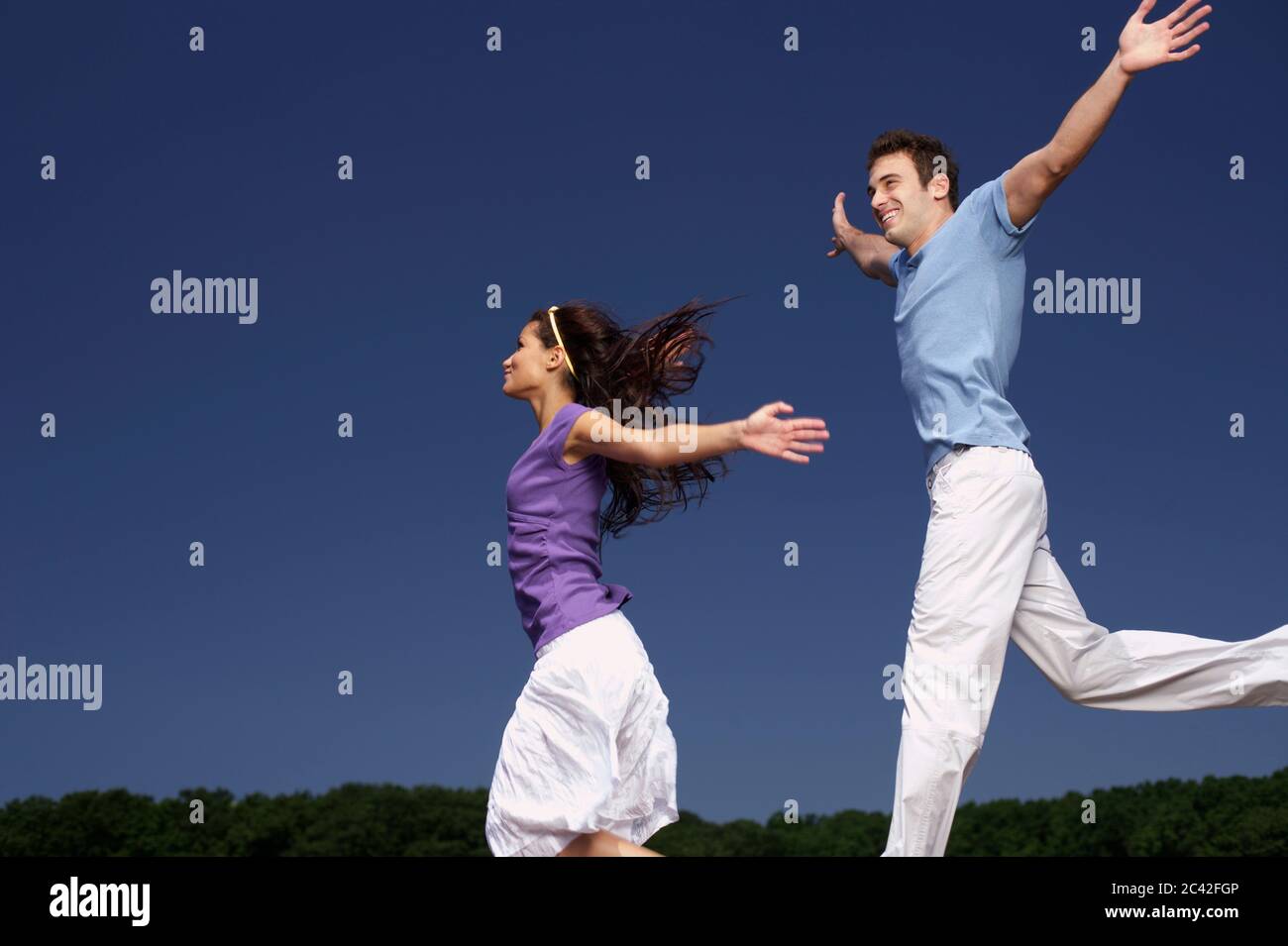 Running into arms hi-res stock photography and images - Alamy