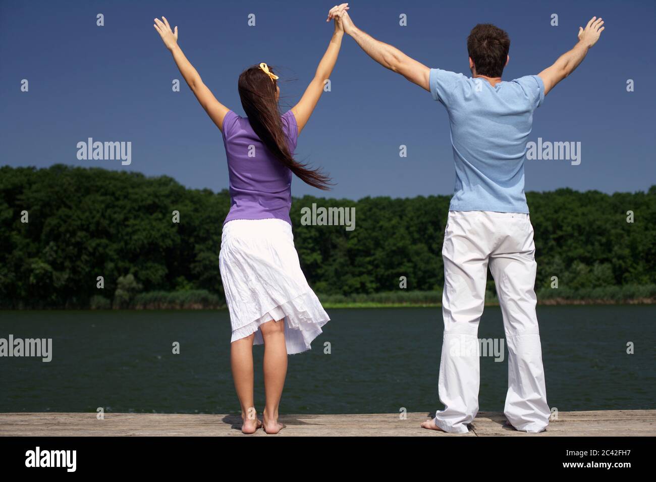 Man long hair raises hi-res stock photography and images - Alamy