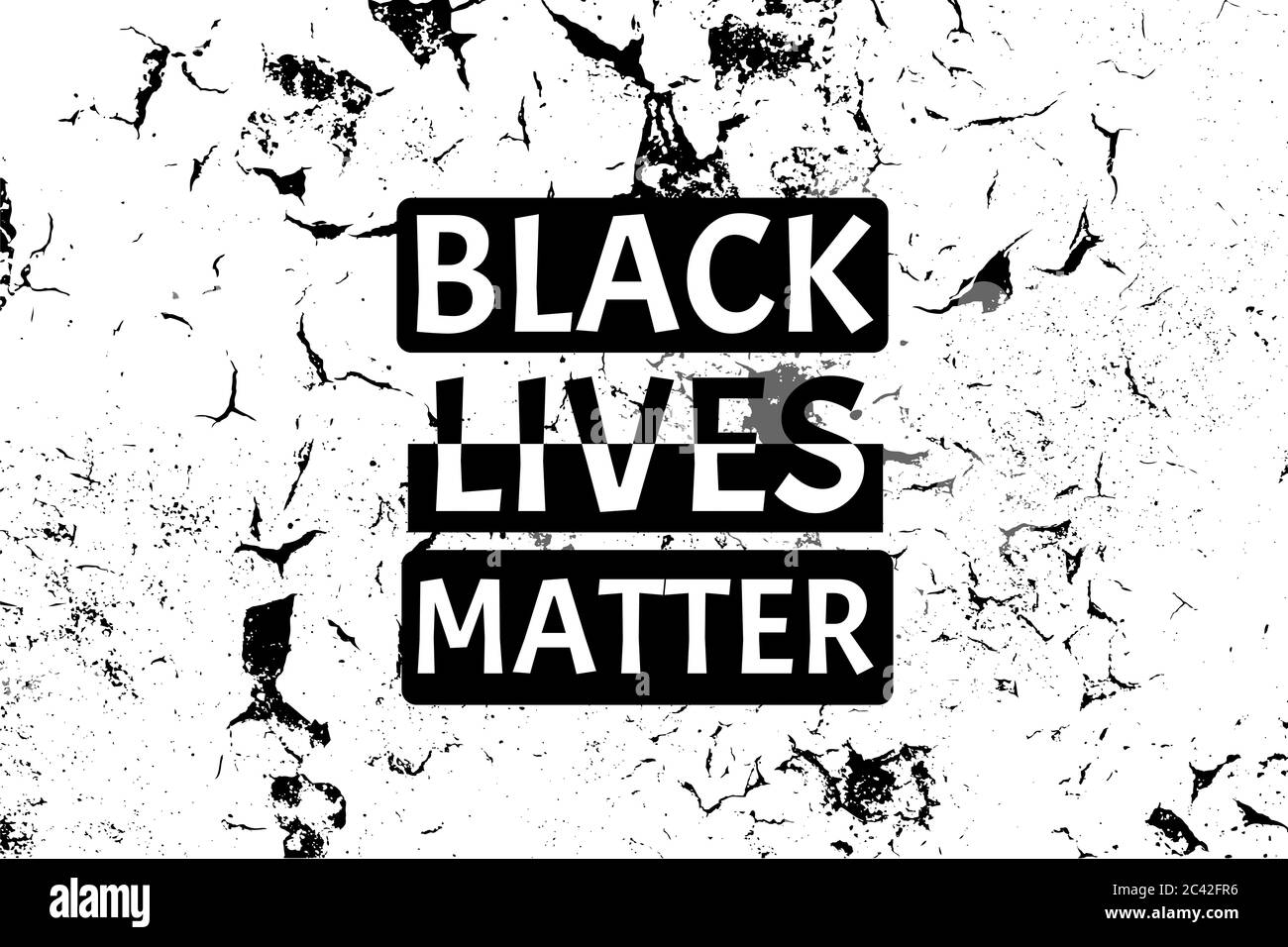 Black Lives Matter, I Can't Breathe. Protest Banner about Human Right ...