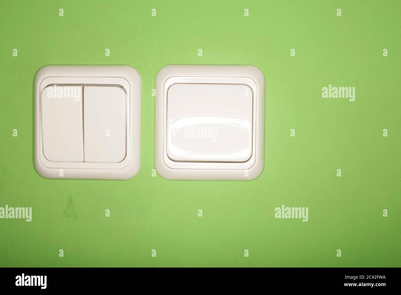 Two light switches hi-res stock photography and images - Alamy