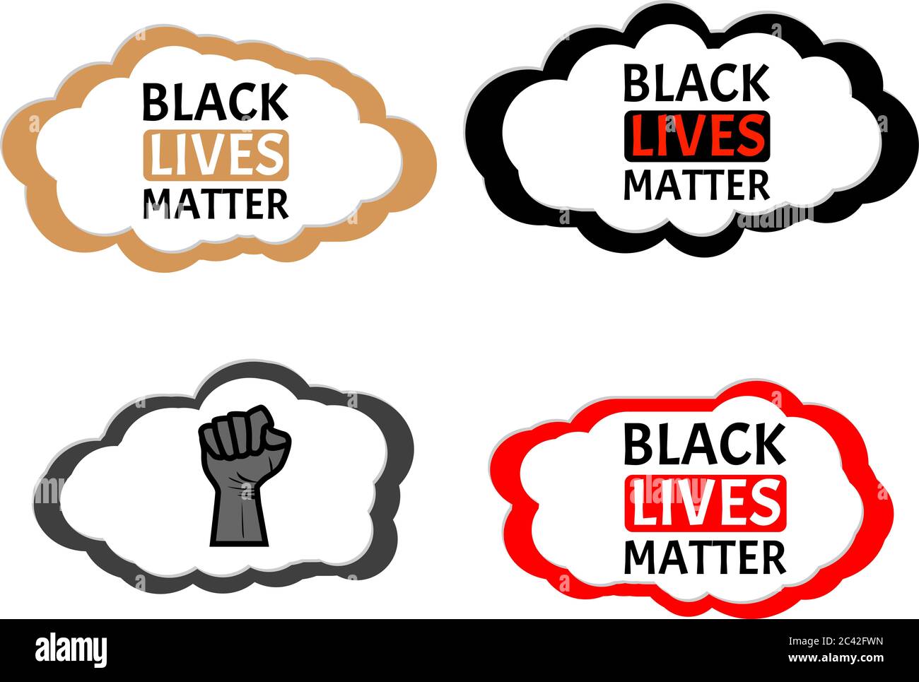 Black Lives Matter, I Can't Breathe. Protest Banner about Human Right ...