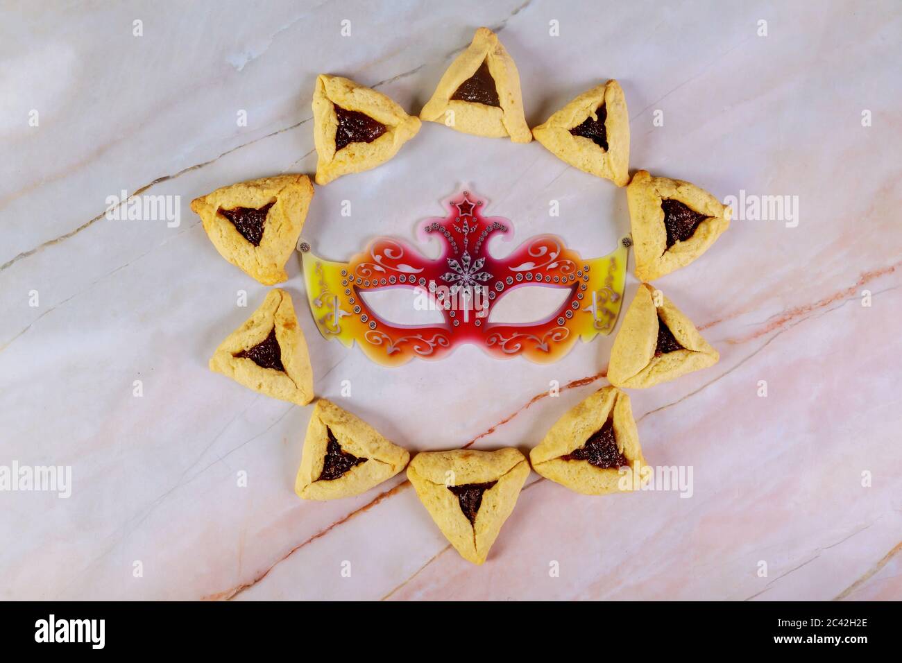 Cookie pattern mask jewish hi-res stock photography and images - Alamy