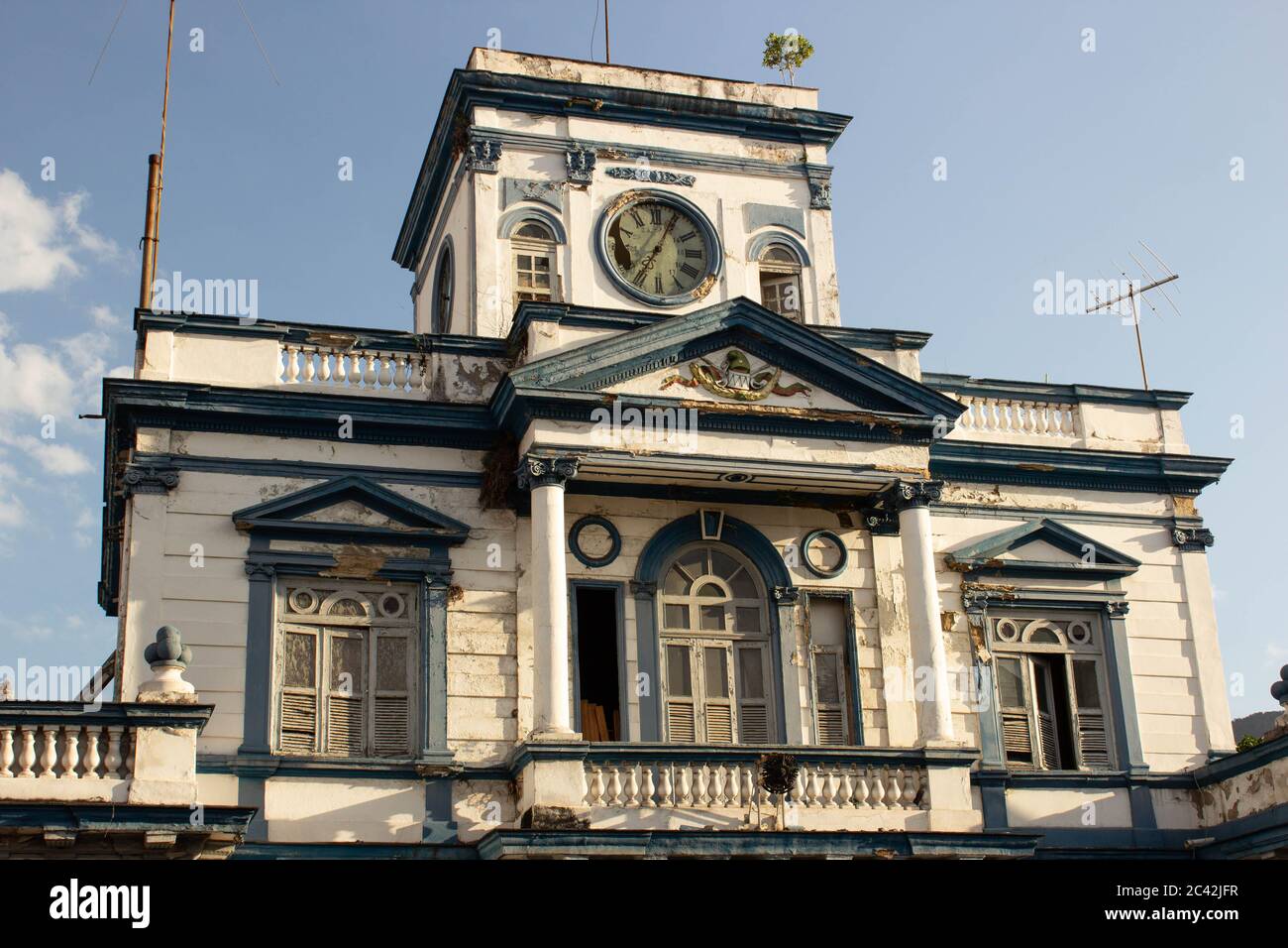 An old police station building with a historical touch, still in use ...