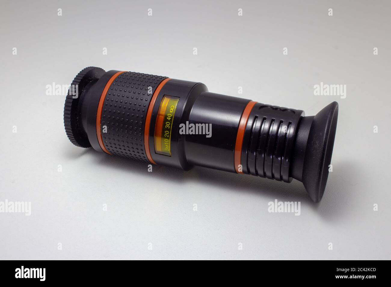 Small spyglass from a phone lens kit, that can be used hand held as ...