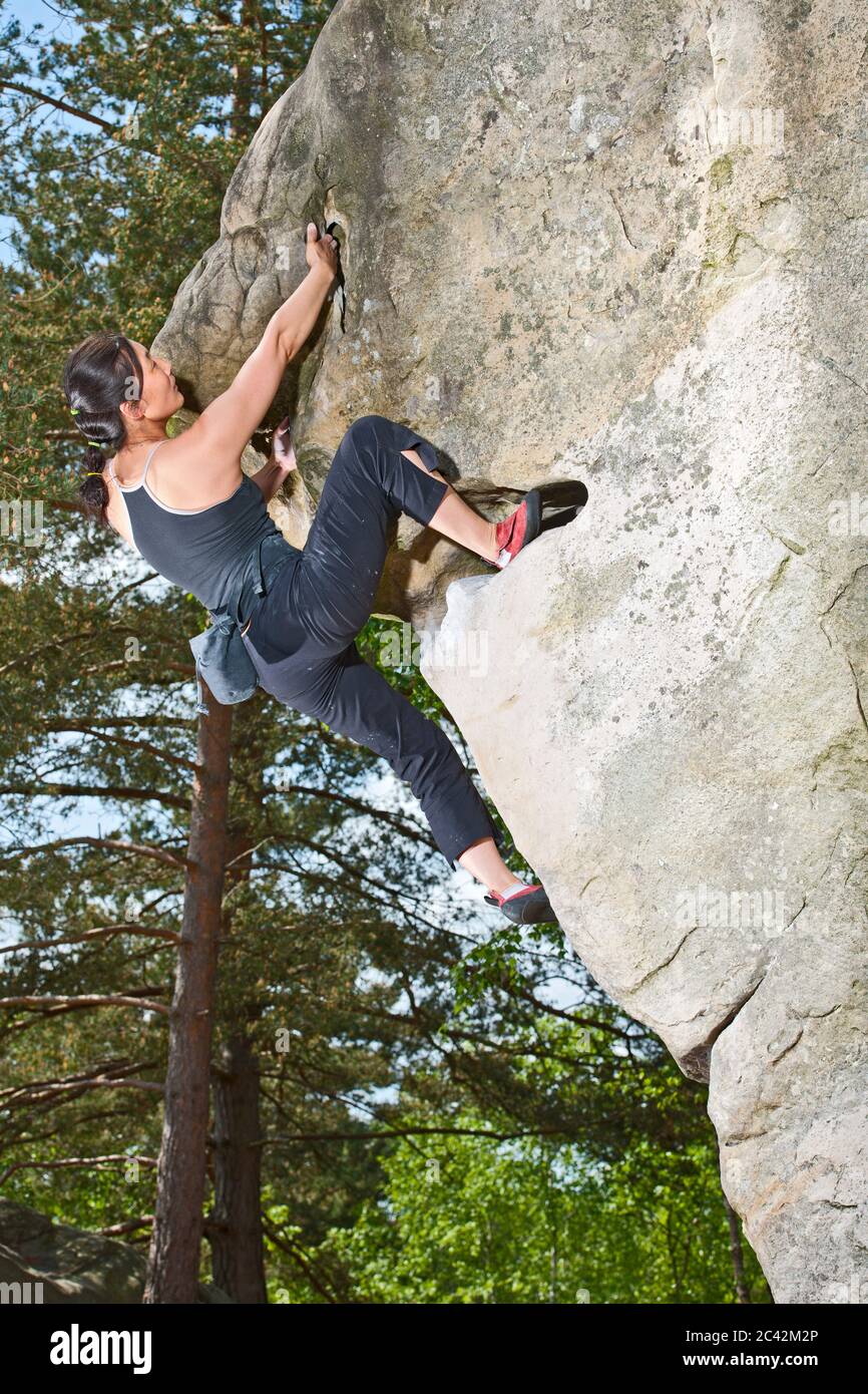 Bouldering france hi-res stock photography and images - Alamy