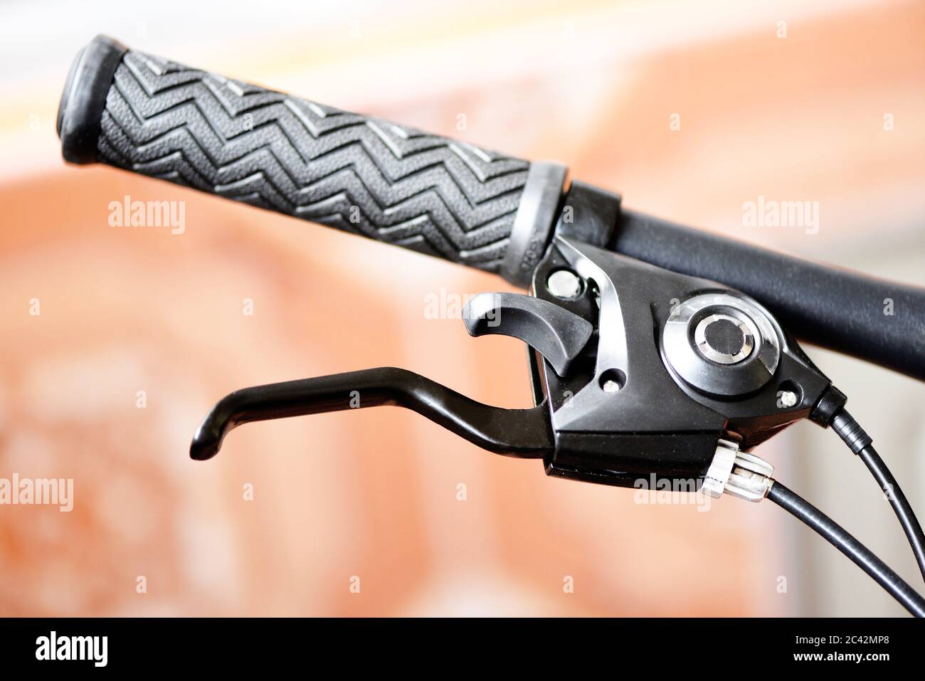 Hand brake lever hi-res stock photography and images - Alamy