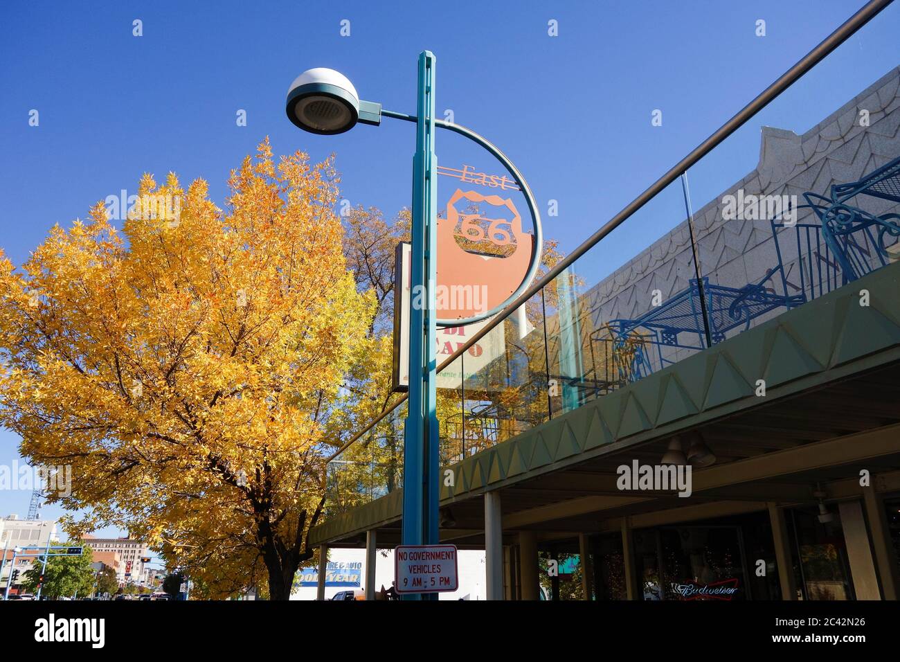 Route 66 albuquerque sign hi-res stock photography and images - Alamy