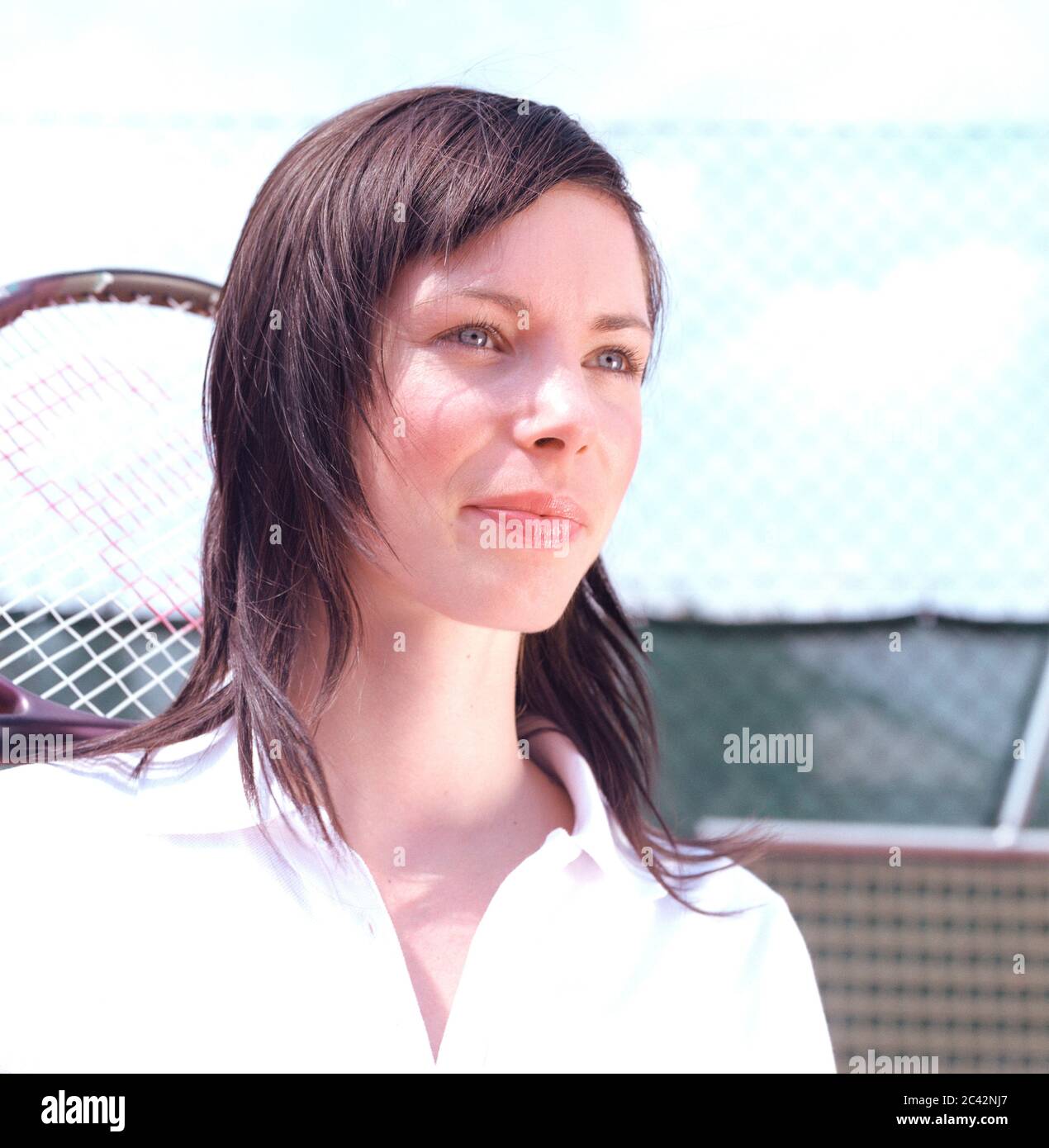 Tennis player (portrait Stock Photo - Alamy