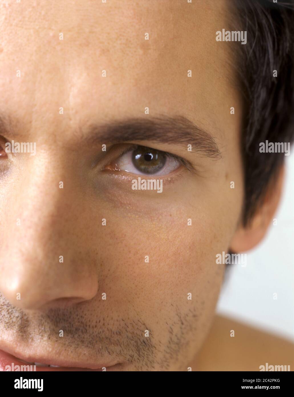 Face of a man Stock Photo - Alamy