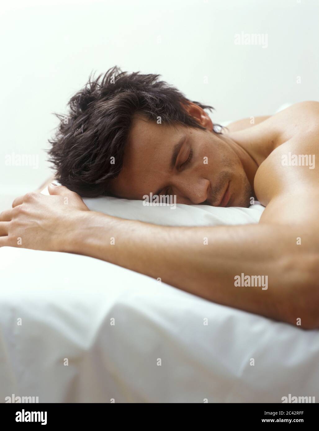 Sleeping man - rest Stock Photo - Alamy