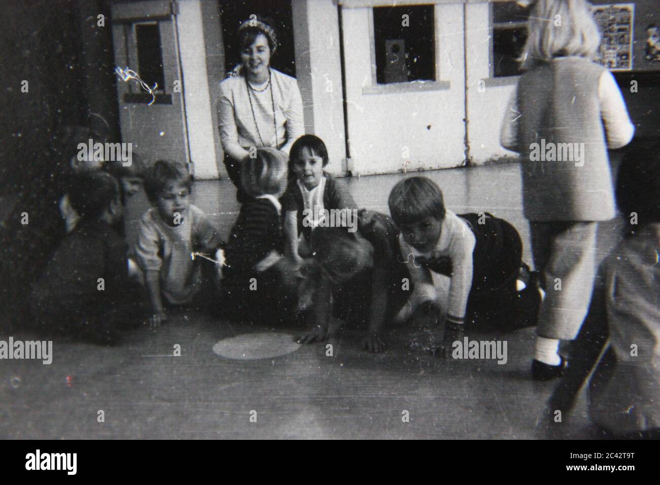 Fine 70s vintage black and white lifestyle photography of kids playing ...