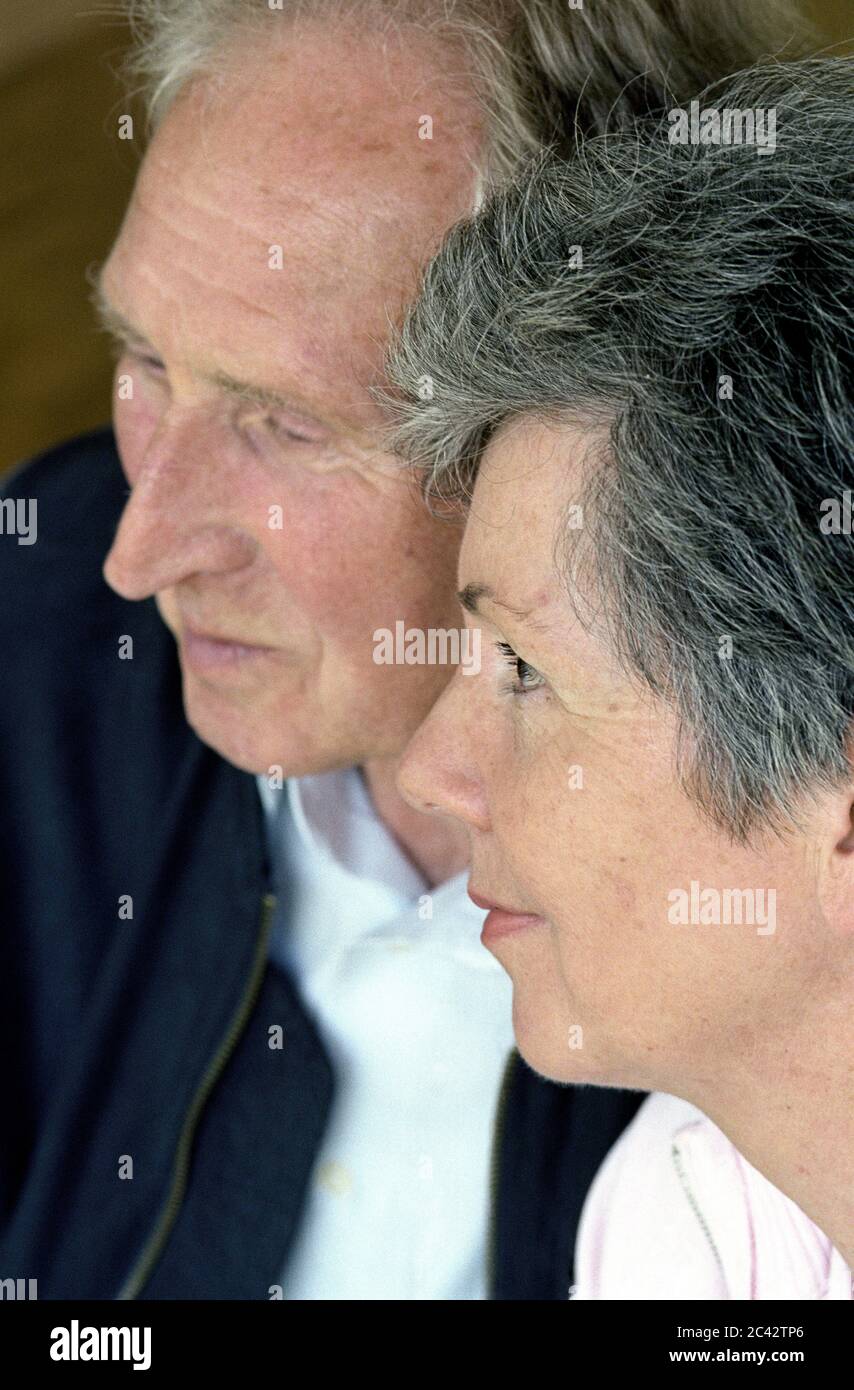 Old couple - togetherness - old age Stock Photo - Alamy