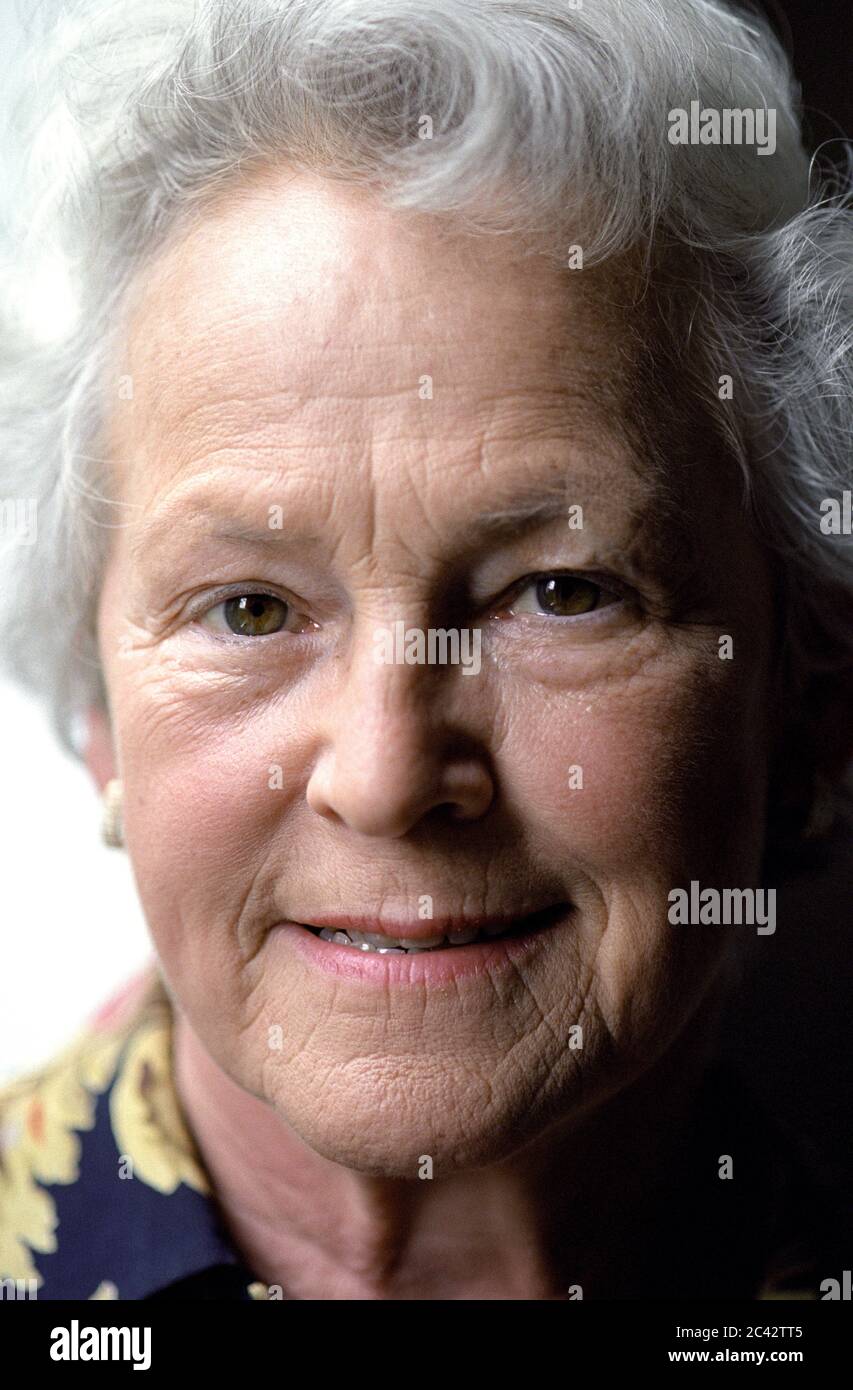 Old woman smiles - joy - old age Stock Photo - Alamy