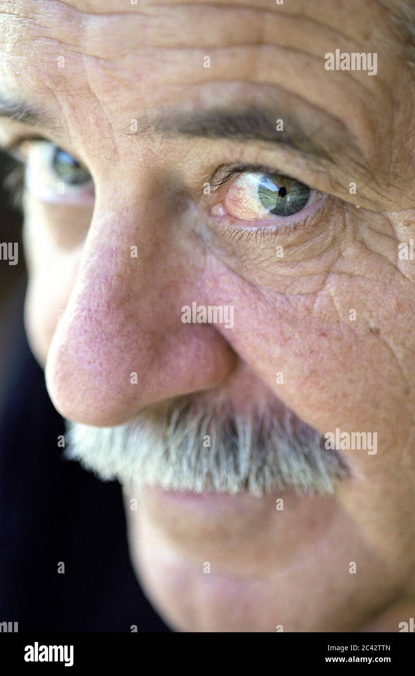 Portrait of an old man - expression - age Stock Photo - Alamy