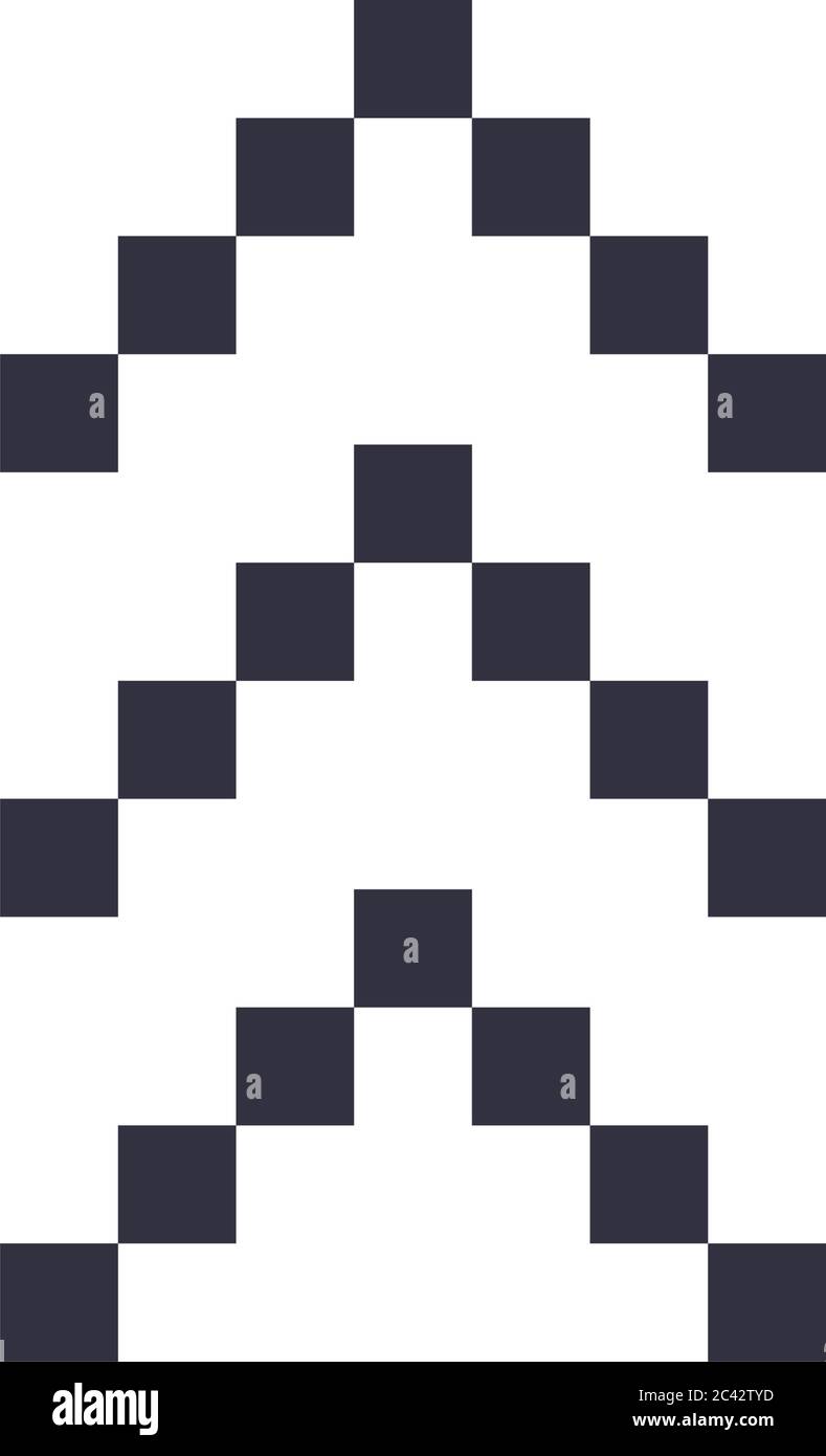 Up squared arrow or above direction flat style icon design of web ...