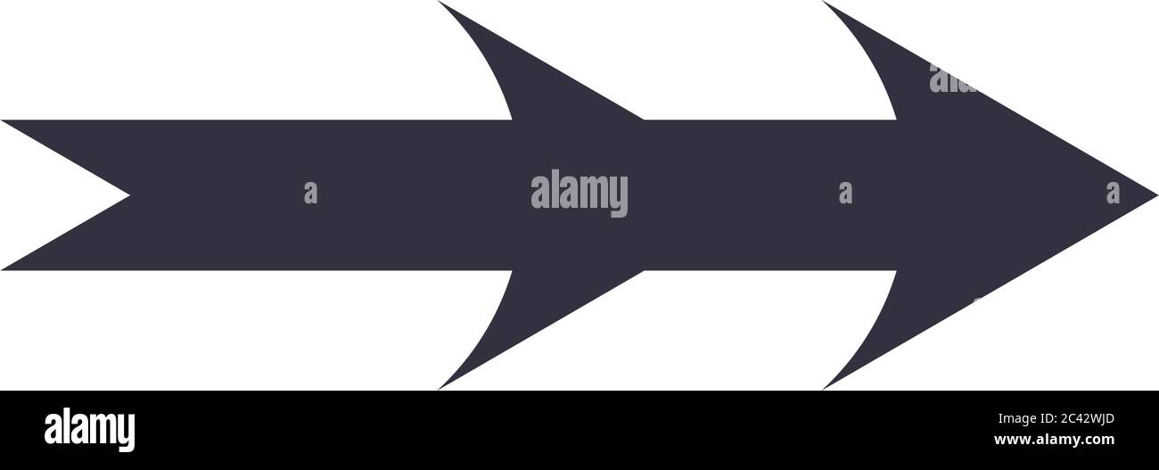 Next arrows or right direction flat style icon design of web forward ...