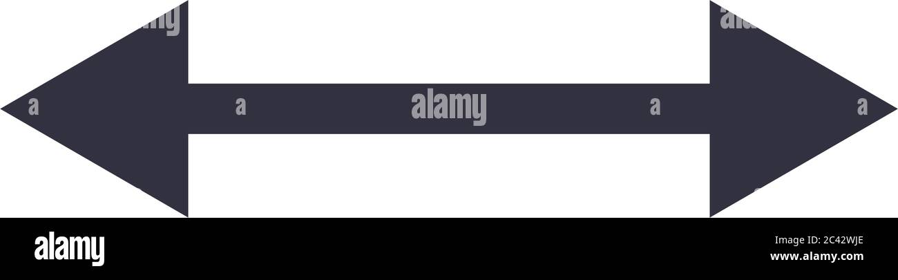 Next and before arrow or right and left direction flat style icon ...