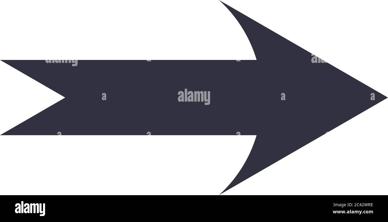 Next arrow or right direction flat style icon design of web forward and ...