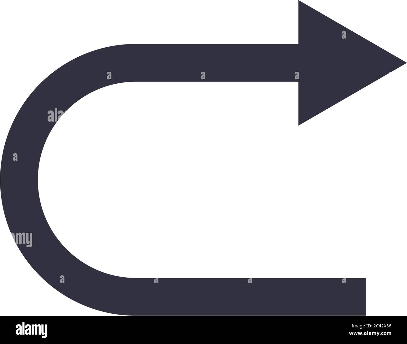 Next arrow or right direction flat style icon design of web forward and ...